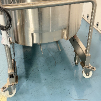 Pall Stainless Steel Jacketed 2000 Liter Round Mixing Container ...